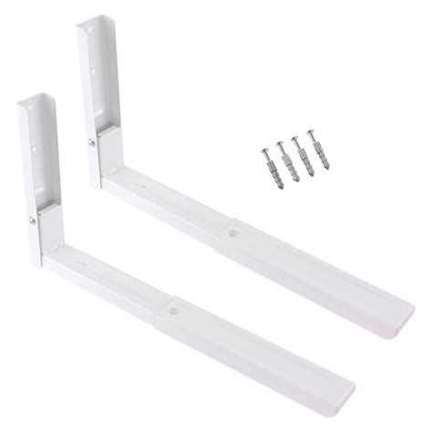 Microwave Brackets Wall Mounted Extendable Mountable White Heavy Duty