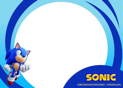 Sonic Birthday Invitations Template Free At A Glance