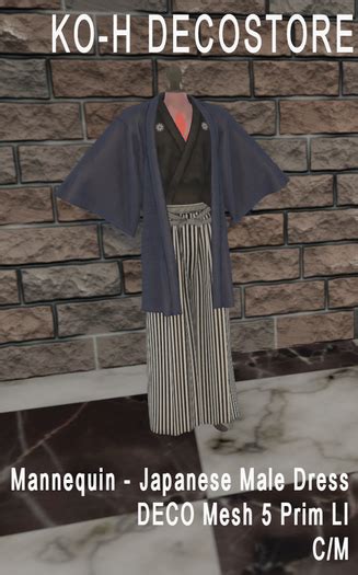 Second Life Marketplace Ko H Mannequin Japanese Male Dress