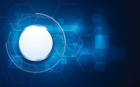 Premium Vector Abstract Science Fururistic Sci Fi Template Background