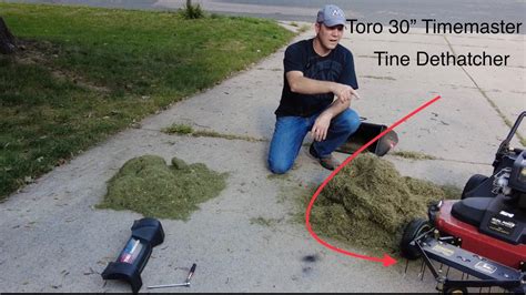 Toro Timemaster 30” Dethatcher Youtube