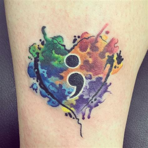 Heart With A Semicolon Tattoo Forearm Tattoo Ideas