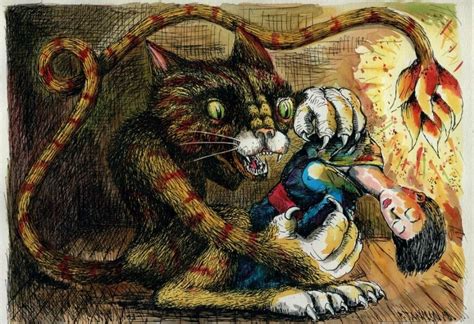Bakeneko Cat Demon From Japanese Mythology Japan Avenue