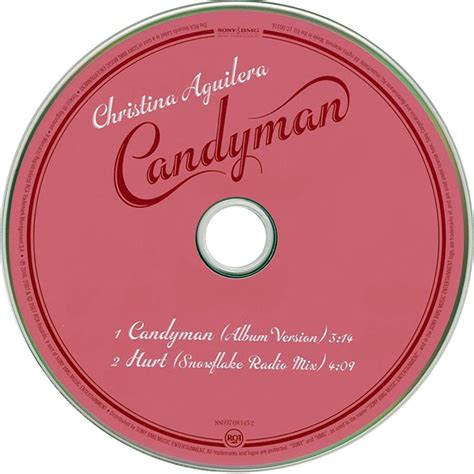 Car Tula Cd De Christina Aguilera Candyman Cd Single Portada