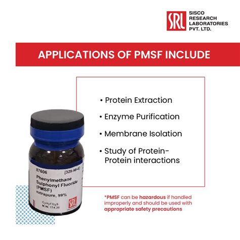 Phenylmethanesulfonyl Fluoride Pmsf Is A Serine Protease Inhibitor