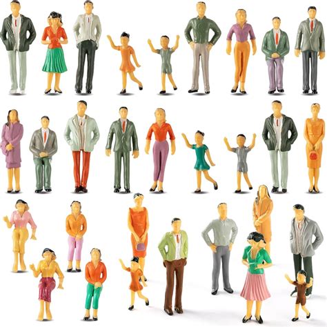 Hfyhwt Miniature People Figurines 125 Scale 30pcs Mini