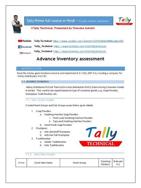 Advance Inventory Assignment Download Free Pdf Toothbrush