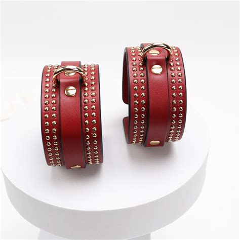 Wholesale Rivet Bondage Starter Kit In Red And Black