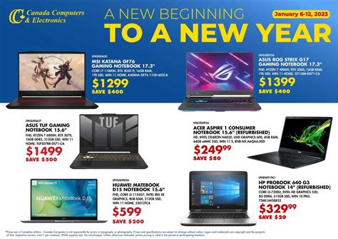 Canada Computers Canada Flyers