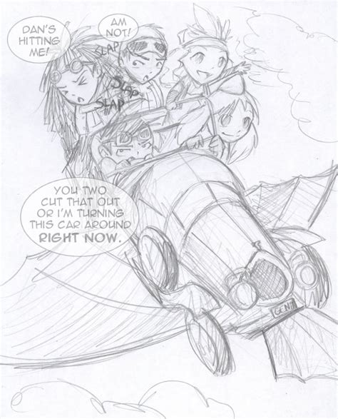 Chitty Bang Drawing Sketch Coloring Page