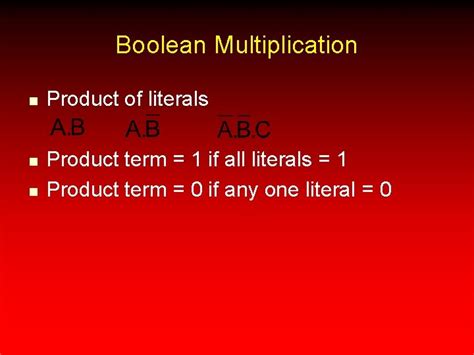 Lecture No 8 Boolean Algebra And Logic Simplification