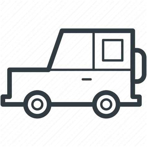 Jalopy Jeep Suv Travel Vehicle Icon Download On Iconfinder Jeep Suv Icon
