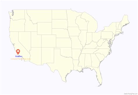 Map Of Buellton City Thong Thai Real