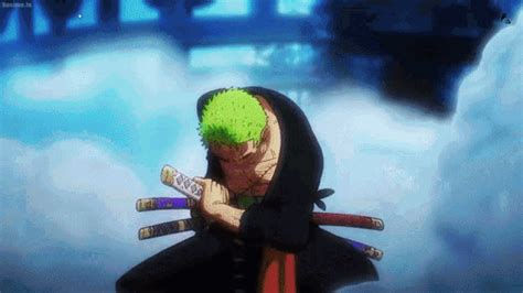 Roronoa Zoro In Action An Animated  From One Piece  Abyss