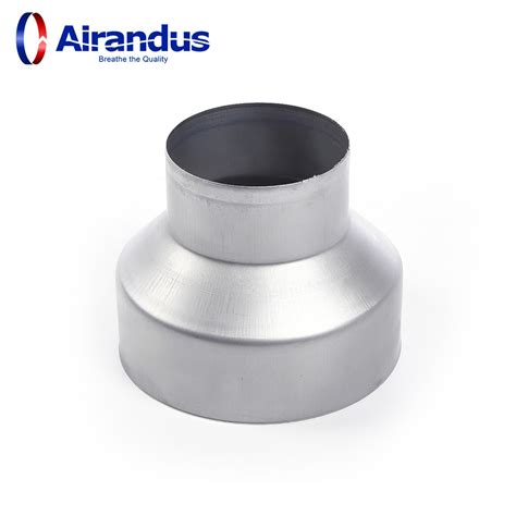 Galvanized Steel Reducer Duct Fitting Airandus