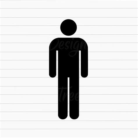 Male Svg Man Svg Restroom Symbol Svg Toilet Sign Svg Man Bathroom