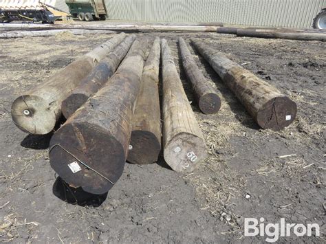 Wooden Utility Poles Construction Bigiron
