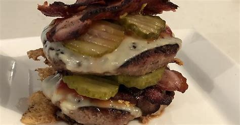 Tonights Dinner Cheeseburger Stack Will Get The Macros If Folks