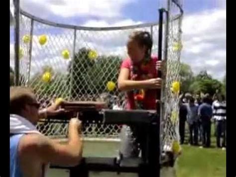 Blond Girl In Dunk Tank Youtube