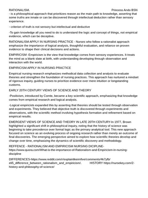 Ncp Helping Guide Pdf Rationalism Empiricism