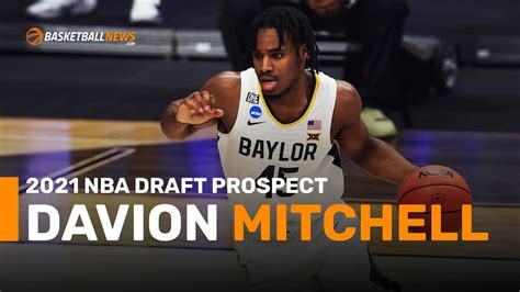2021 Nba Draft Prospect Davion Mitchell Youtube