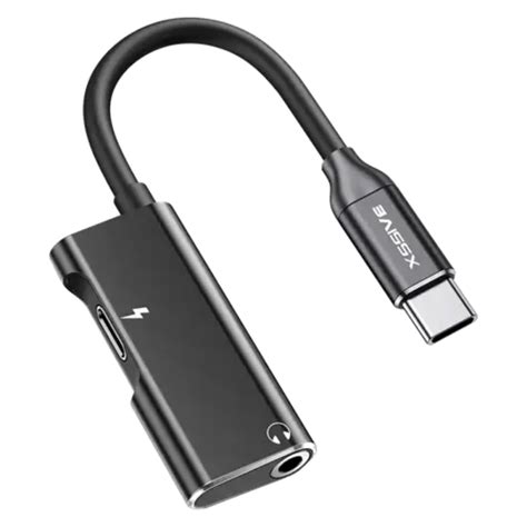 Connecteur Audio Convertisseur Adaptateur 2 En 1 3 5mm Jack Type C
