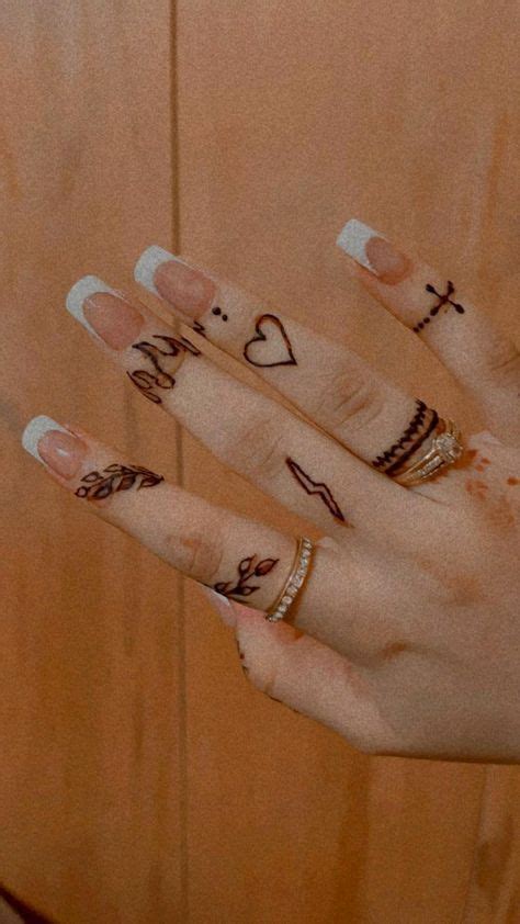 Cute Henna Designs Fingers Aesthetic Finger Henna Designs Simple