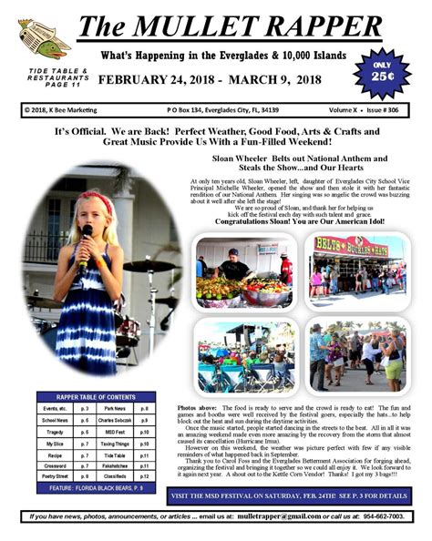 Mullet Rapper Archive 2018 Welcome To Paradise Everglades City