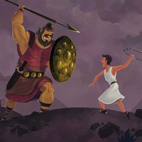 David And Goliath Printable