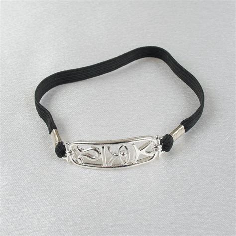 Bracelet Sex Man Hieroglyph Silver Sylvie Monthulé