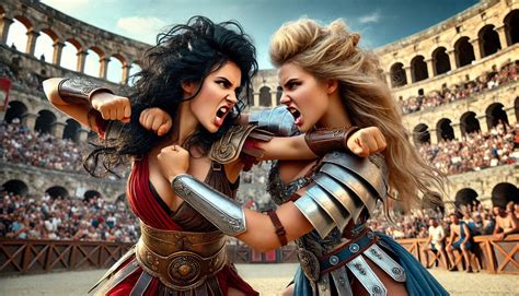 Female Gladiators Fighting In The Arena 8 By Tom61tom On Deviantart