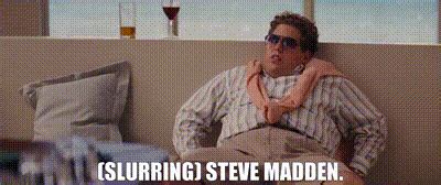 Yarn Slurring Steve Madden The Wolf Of Wall Street 2013