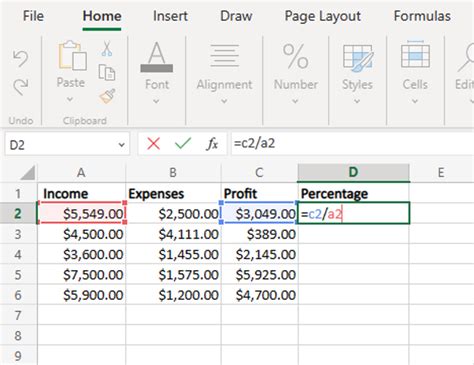 How To Calculate Profit With Excel