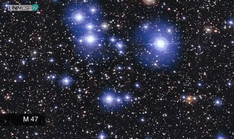 Catálogo De Messier M47 E Os Aglomerados Na Popa
