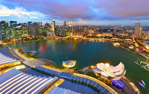 Premium Photo Marina Bay Sands Singapore City Skyline
