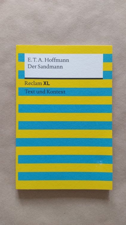 Der Sandmann Text And Kontext Eta Hoffmann Gebraucht In