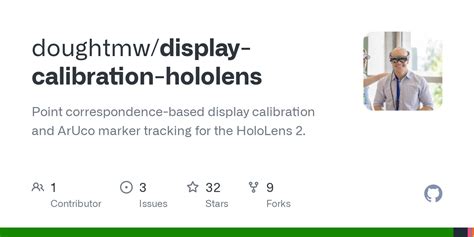 GitHub Doughtmw Display Calibration Hololens Point Correspondence Based Display Calibration