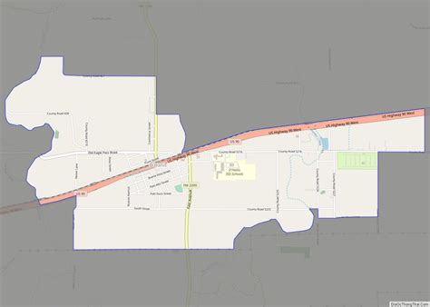 Map Of Dhanis Cdp Thong Thai Real