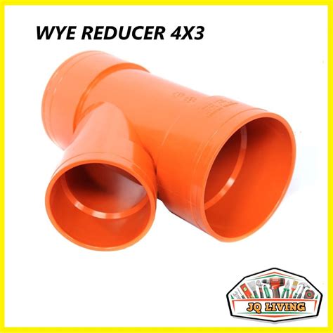 Pvc Orange Wye Reducer 4x2 2x3 4x3 Per Pc Pvc Pipe Sanitary Orange