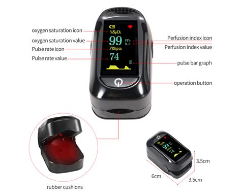 Fingertip Pulse Oximeter Mini Spo2 Monitor Oxygen Saturation Monitor
