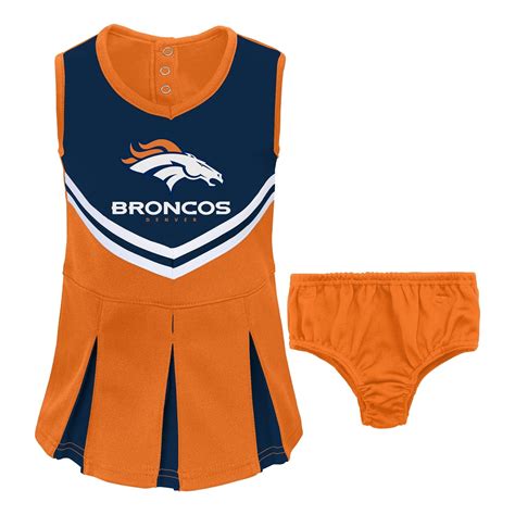 Buy Nfl Denver Broncos Girls Newborn Infant Two Piece Cheerleader