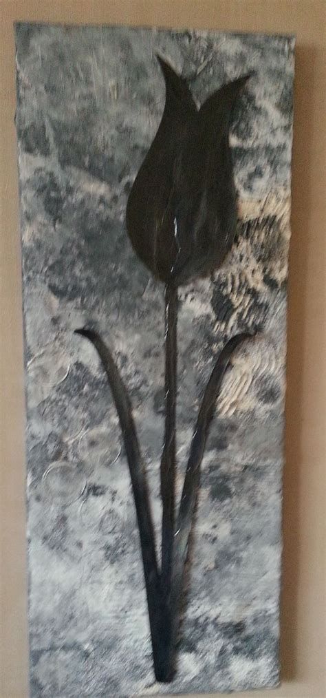 Rare Black Tulip Painting