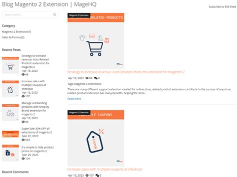 free blog extension for magento 2 better blog