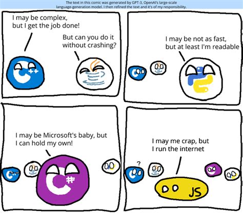 my first comic made with the help of gpt 3 r programmerhumor