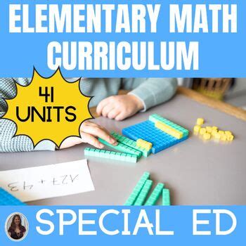 Special Education Math Curriculum Elementary With Pacing Guide K 5