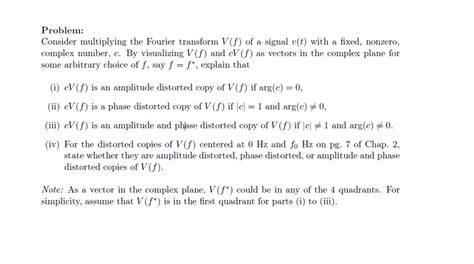 linking fourier transform vectors and complex numbers