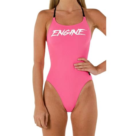 Engine Womens Brazilia Urban One Piece Swimwear Pastel Pink Area13