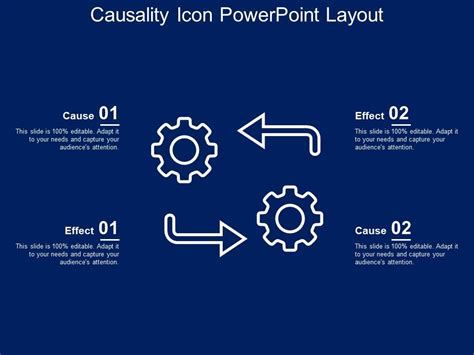 Causality Icon Powerpoint Layout Powerpoint Presentation Pictures