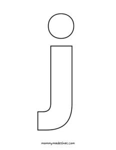Printable Letter J Grab The Free Templates
