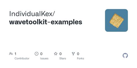 Github Individualkex Wavetoolkit Examples